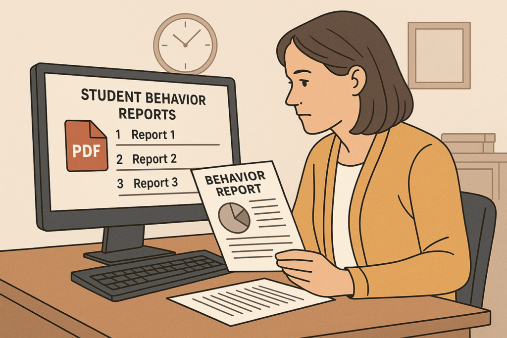How Schools Use PDF-Based Behavior Reports to Improve Student Support ...